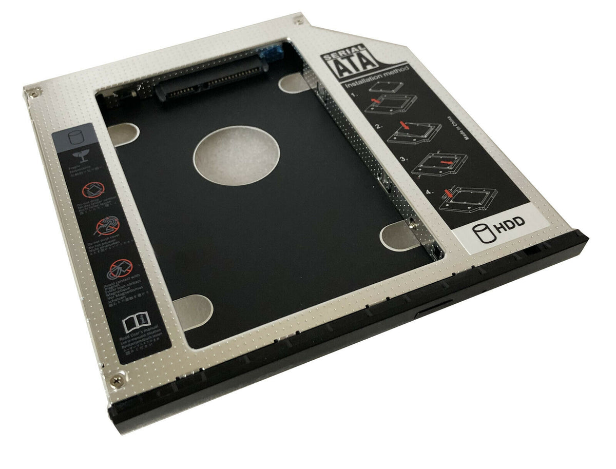 NEW GENUINE With Bezel 2nd HDD/SSD Caddy For HP Zbook 15 G1 G2 17 G1 ...